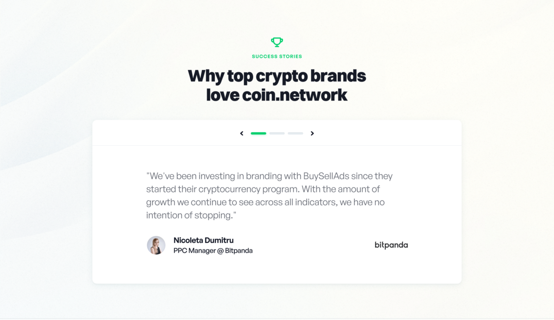 Coin.Network Review - Best Crypto Ad Network From BuySellAds - CryptoSeptic